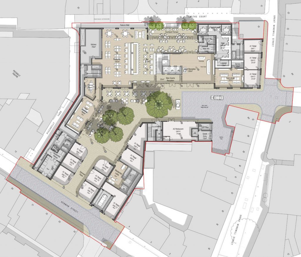 Ham Yard Piccadilly - Infrastructure Design Studio